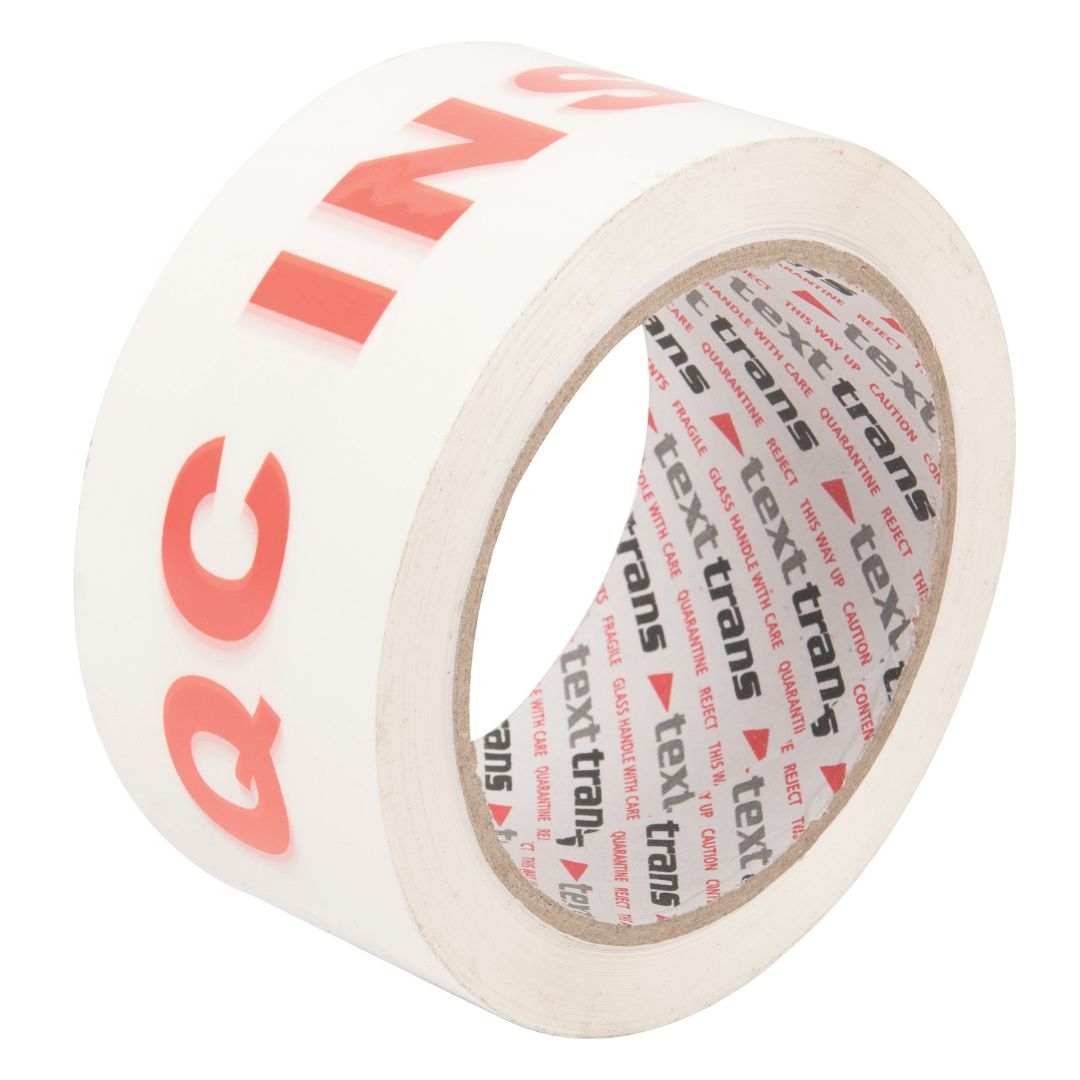 QC Inspection Printed Packaging Tape | QC Inspection Warning Tape ...